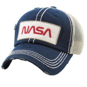 Zumiez | Accessories | New Nasa Vintage Patch Blue Hat | Poshmark